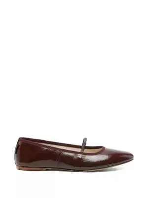 A.p.c. Patent Swan Ballet Flats - Red