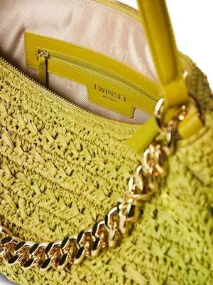 TWINSET Chain-detail Shoulder Bag - Green