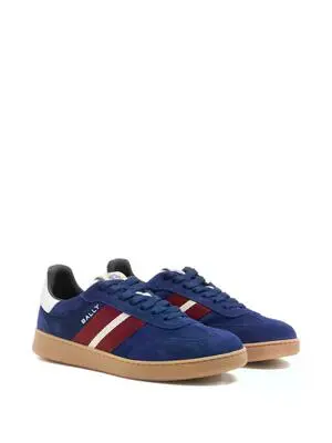 Bally Retro Crest Ribbon Sneakers - Blue