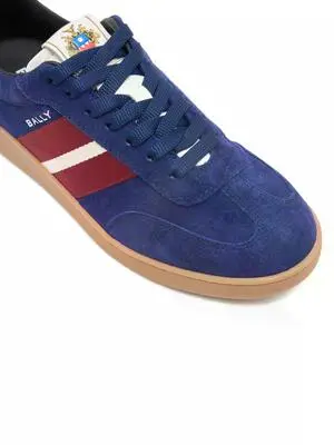 Bally Retro Crest Ribbon Sneakers - Blue