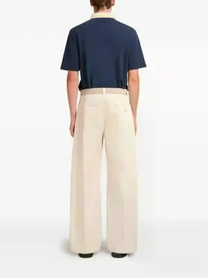 Marni Belt-loop Logo-patch Trousers