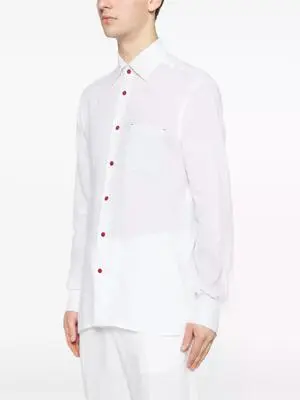 Kiton Buttoned Pocket Shirt
