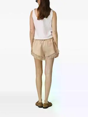 PNK Lace-trim Shorts