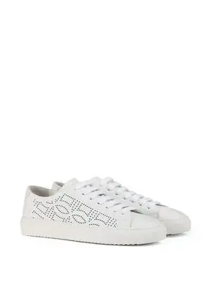DOUCAL'S Perforated Leather Sneakers