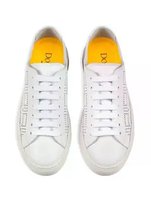 DOUCAL'S Perforated Leather Sneakers