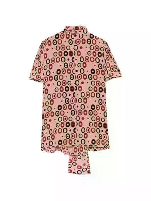 Missoni 2000s Patterned Silk Blouse