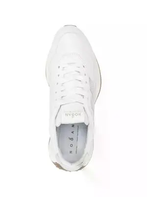 Hogan Lace-up Leather Sneakers