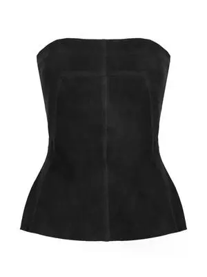 Rick Owens Strapless Top Black