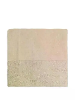 Versace Jacquard-logo Bath Towel - Neutrals