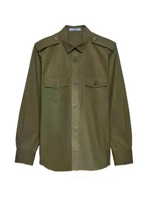 Prada Cotton Poplin Shirt - Green