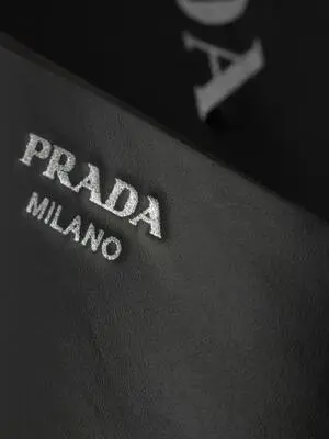 Prada Crisscross Rubber Slides