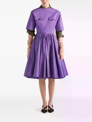 Prada Chino Fit & Flare Dress