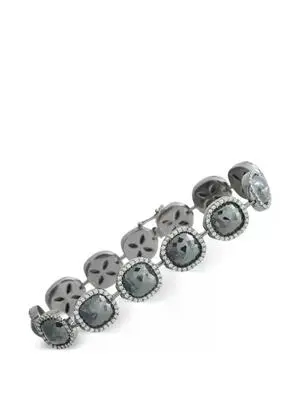 LB EXCLUSIVE White Gold Diamond Bracelet - Black