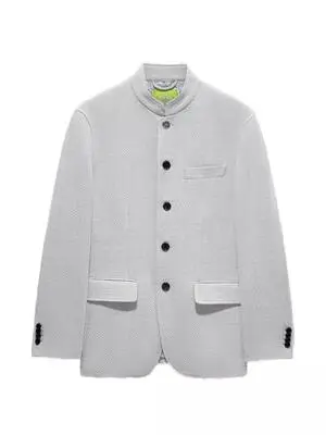 Shanghai Tang Herringbone-button Jacket - Grey