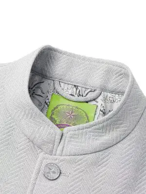 Shanghai Tang Button-detailed Jacket - Grey