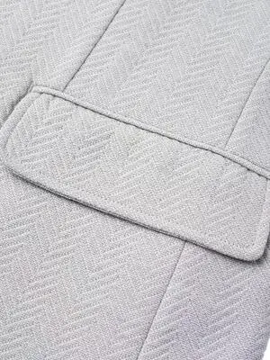 Shanghai Tang Button-detailed Jacket - Grey