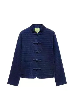 Shanghai Tang Buttoned Corduroy Jacket