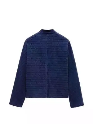 Shanghai Tang Buttoned Corduroy Jacket