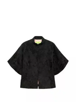 Shanghai Tang Jacquard Short Sleeve Jacket
