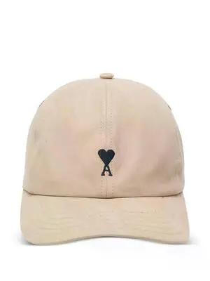 Ami Heart-embroidery Baseball Cap - Neutrals
