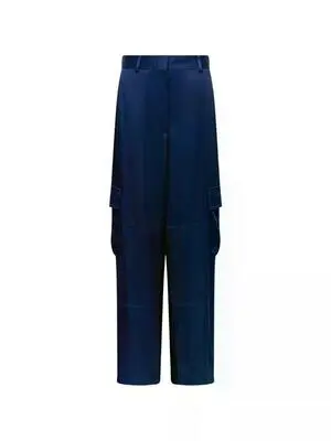 Stella McCartney Envers Satin Pocket Trousers