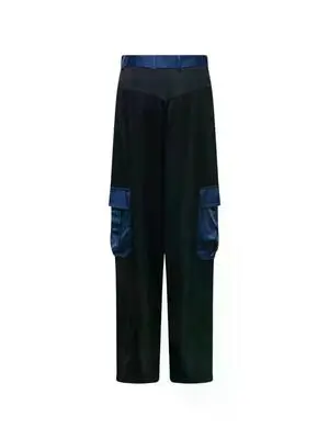 Stella McCartney Envers Satin Pocket Trousers