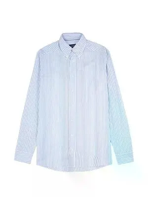 Eton Striped Shirt - Blue