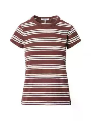Rag & Bone Slub Striped T-shirt - Brown