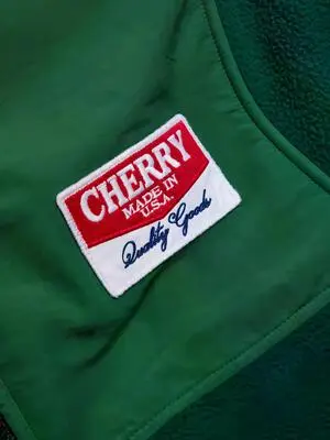 CHERRY LA Colourblock Patch-detail Jacket