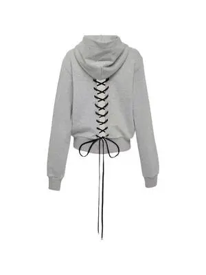 BONBOM Lace-up Back Hoodie