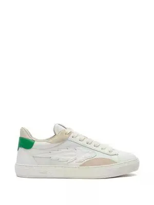 ENTERPRISE JAPAN Rocket Appliqued Sneakers - White