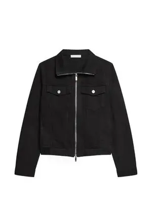 Helmut Lang Zip-up Pocket Denim Jacket - Black