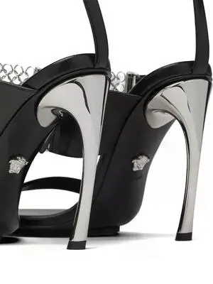 Versace Pincer Heeled Sandals