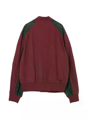 UNDERCOVERISM Lace Detail Zip-up Sweatshirt
