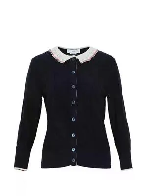Thom Browne Bobble Stitch Sleeve Knit Cardigan