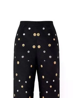 HAYLEY MENZIES Embroidered Polka Dot Trousers