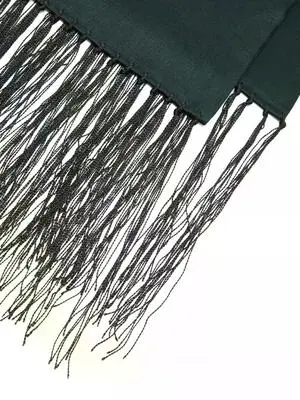 Shanghai Tang Fringed Scarf - Green
