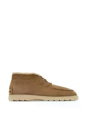 TOD'S Suede Boots - Neutrals