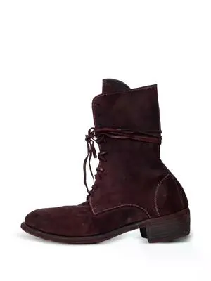 Guidi Lace-up Boots - Brown