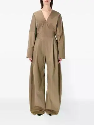 THELATEST Drew V-neck Jumpsuit - Neutrals