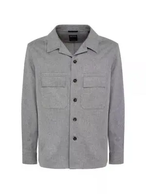 Zegna Pocket Shirt Jacket - Grey