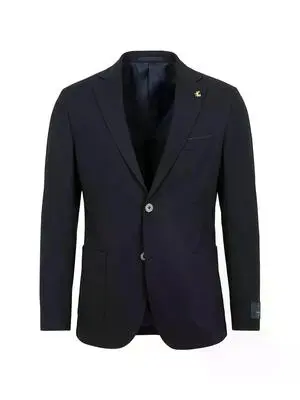 TOMBOLINI Notched Lapel Blazer - Blue