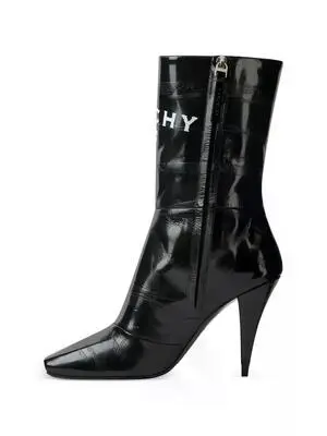 Givenchy Logo-print Ankle Boots - Black