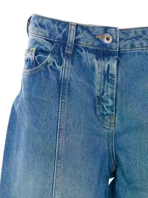Patrizia Pepe Seam-detail Wide-leg Jeans