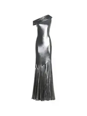 COLLINI MILANO One-shoulder Draped Dress