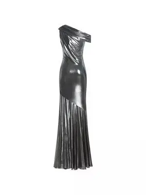 COLLINI MILANO One-shoulder Draped Dress