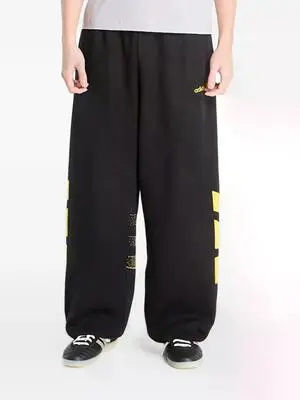 Adidas Santiago Logo-embroidered Trousers - Black