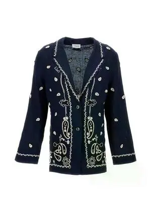 P.a.r.o.s.h Paisley-embroidered Blazer - Blue
