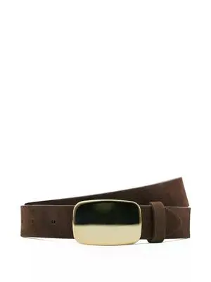 L'Agence Hennie Suede Belt - Brown