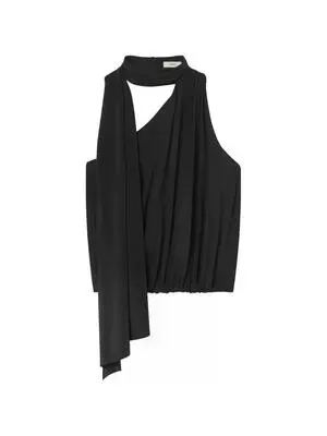 A.L.C. Celeste Silk Top - Black